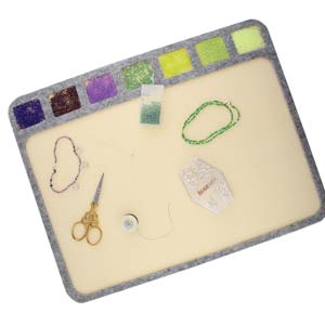 Beadsmith 11X14IN Seed Bead Mat W/ 7 Cavities – Peppy Beads